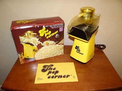 Vintage Kmart "The Pop Corner" Hot Air Popcorn Popper/Maker w/ Box K-1 ...