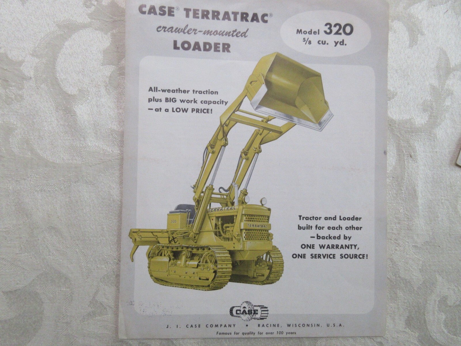 RARE Case Terratrac 320 Crawler Loaders Brochure 1957 | eBay