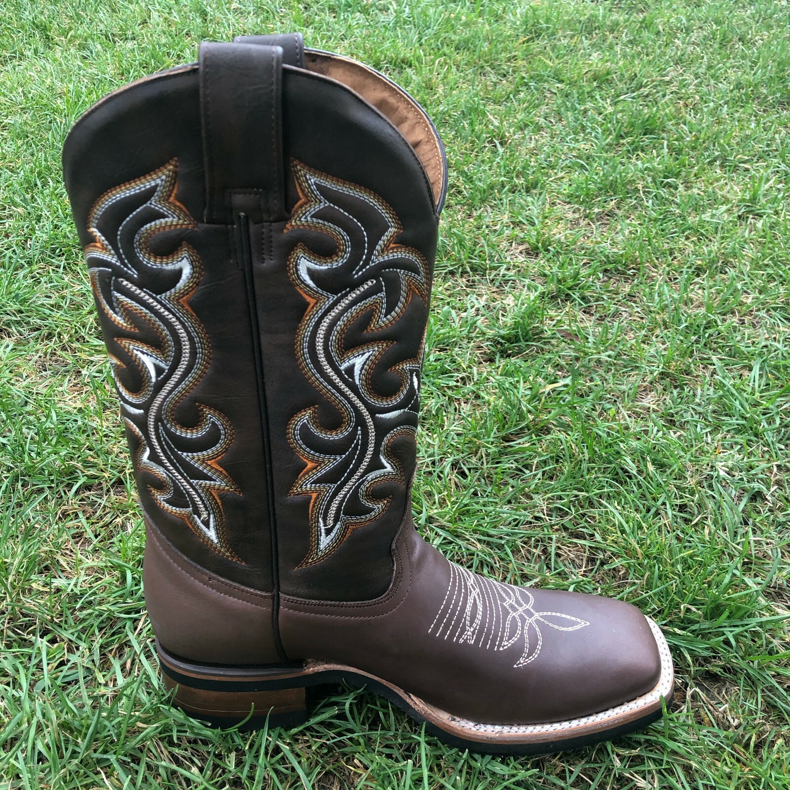 Men's Cowboy Western Rodeo Boots Bota Vaquera Mexicana de Leon Gto Est ...