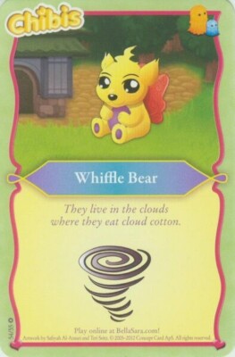 Bella Sara CCG - Whiffle Bear 54/55 - Magical Chibis | eBay