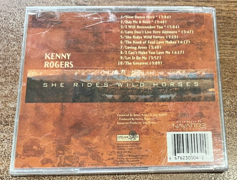*NEW* KENNY ROGERS She Rides Wild Horses CD The Greatest 667623000420| eBay