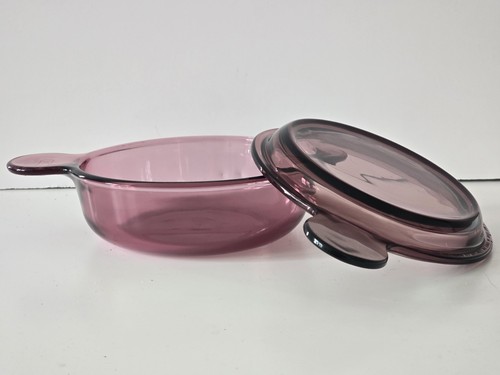 Vision Pyrex cookware (Cranberry Color) Base V-240-B, Lid P-240-C. | eBay