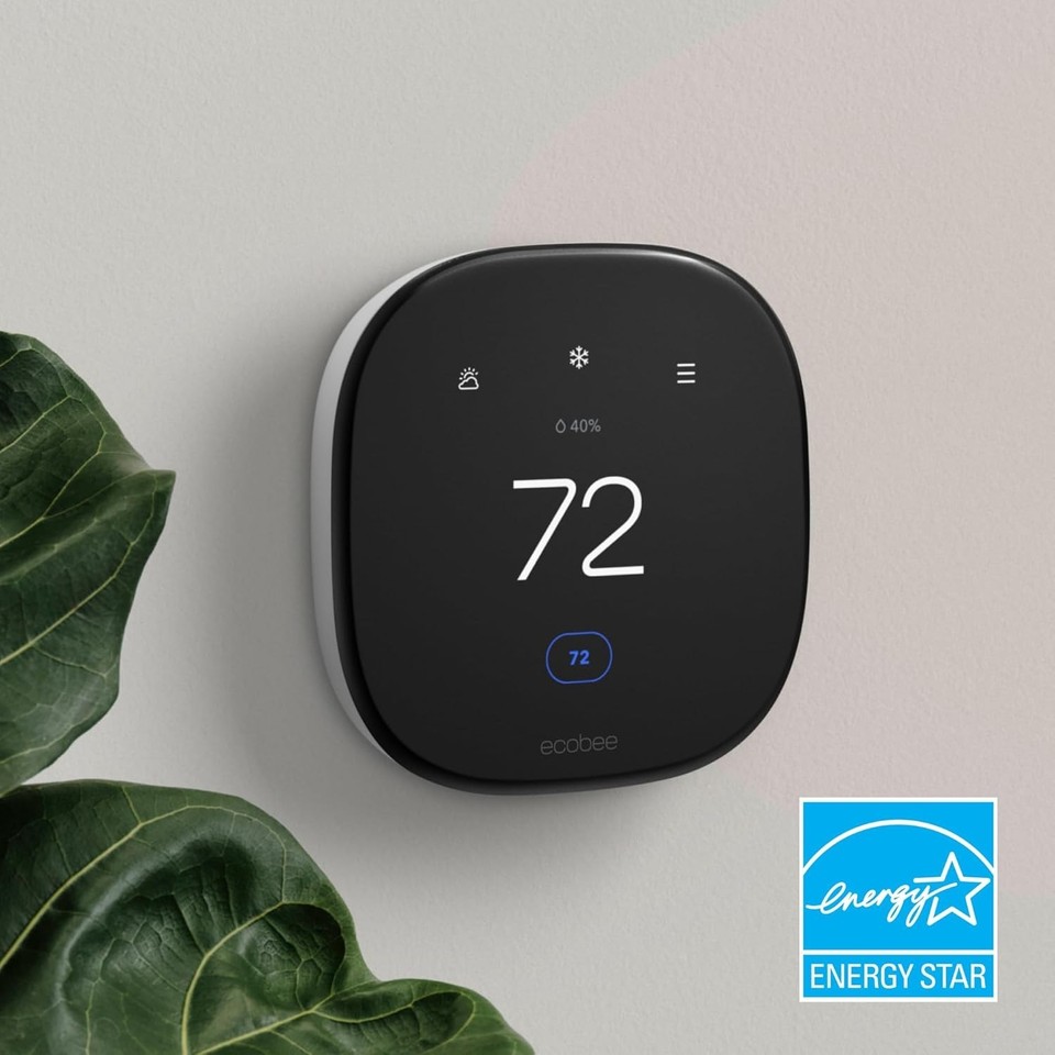 Ecobee EB-STATE6LP-01 Smart Thermostat Enhanced Black - New, Sealed ...
