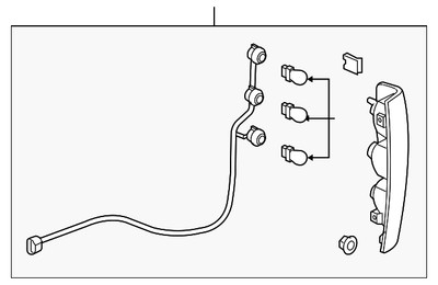 Genuine GM Tail Lamp Assembly 19417443 | eBay