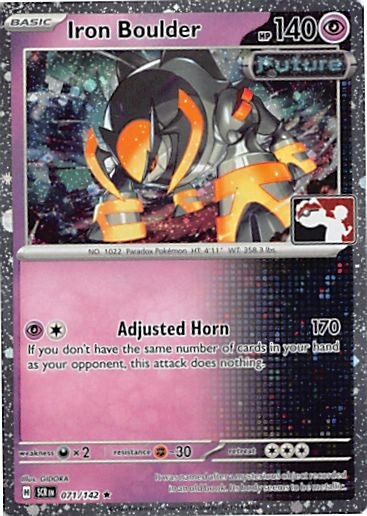 Preços baixos em Iron Boulder 071/142 Prize Pack Series Cards | eBay