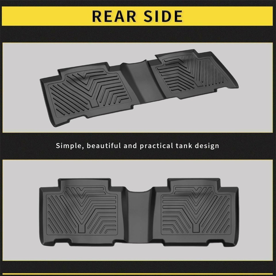 Floor Mats for 2013-2018 Toyota RAV4 All Weather TPE Rubber Front ...
