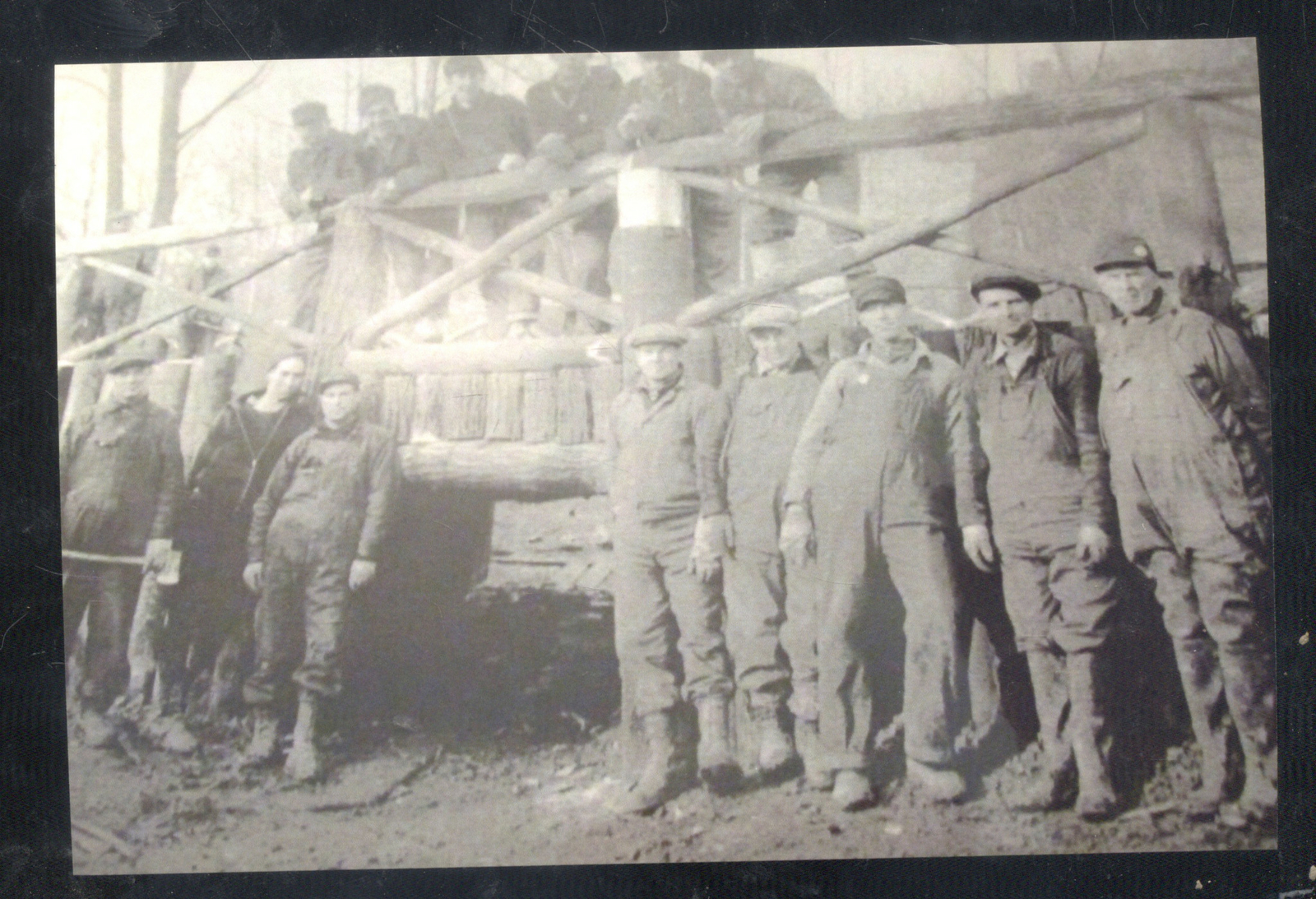 REAL PHOTO ASHTABULA OHIO CIVILIAN CONSERVATION CORPS WORKERS POSTCARD ...