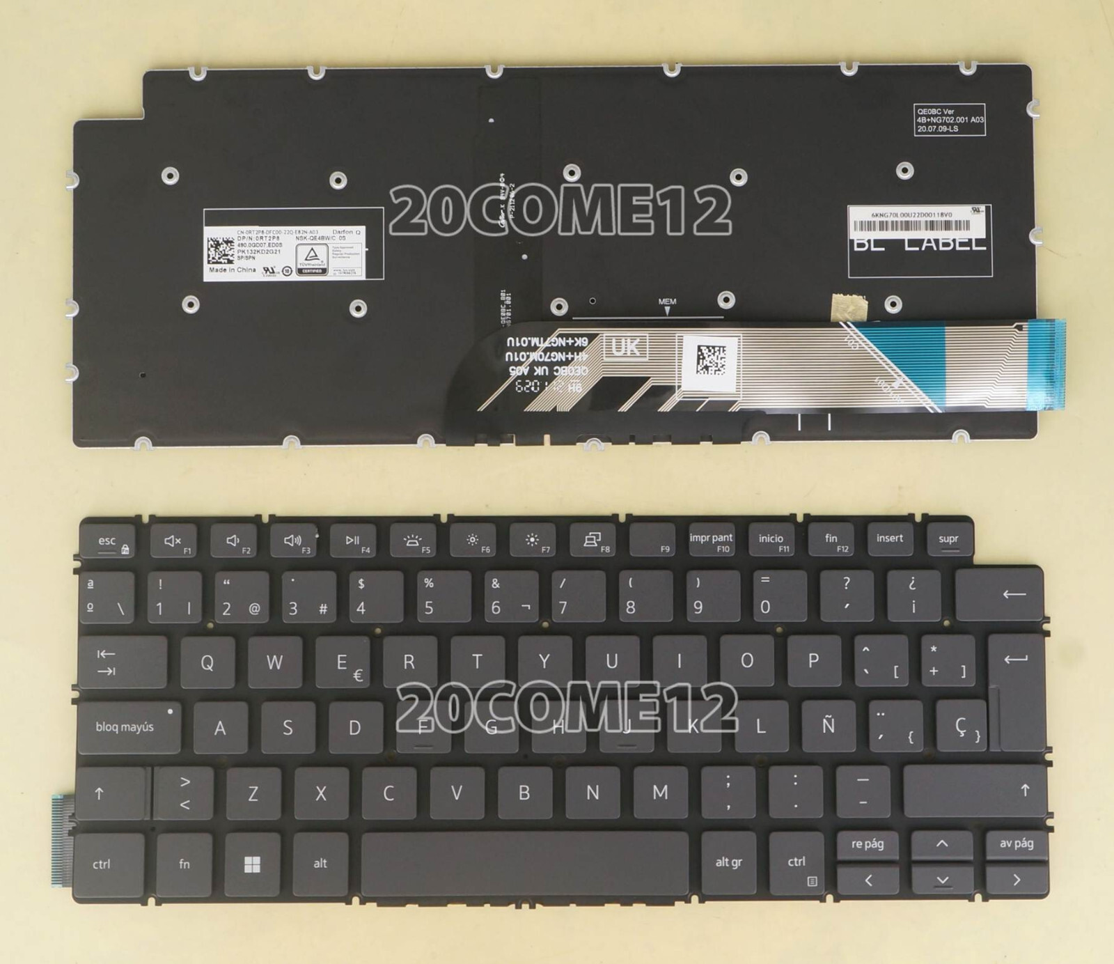 New for Dell Vostro 3400 3401 3405 of year 2021 Keyboard Backlit ...
