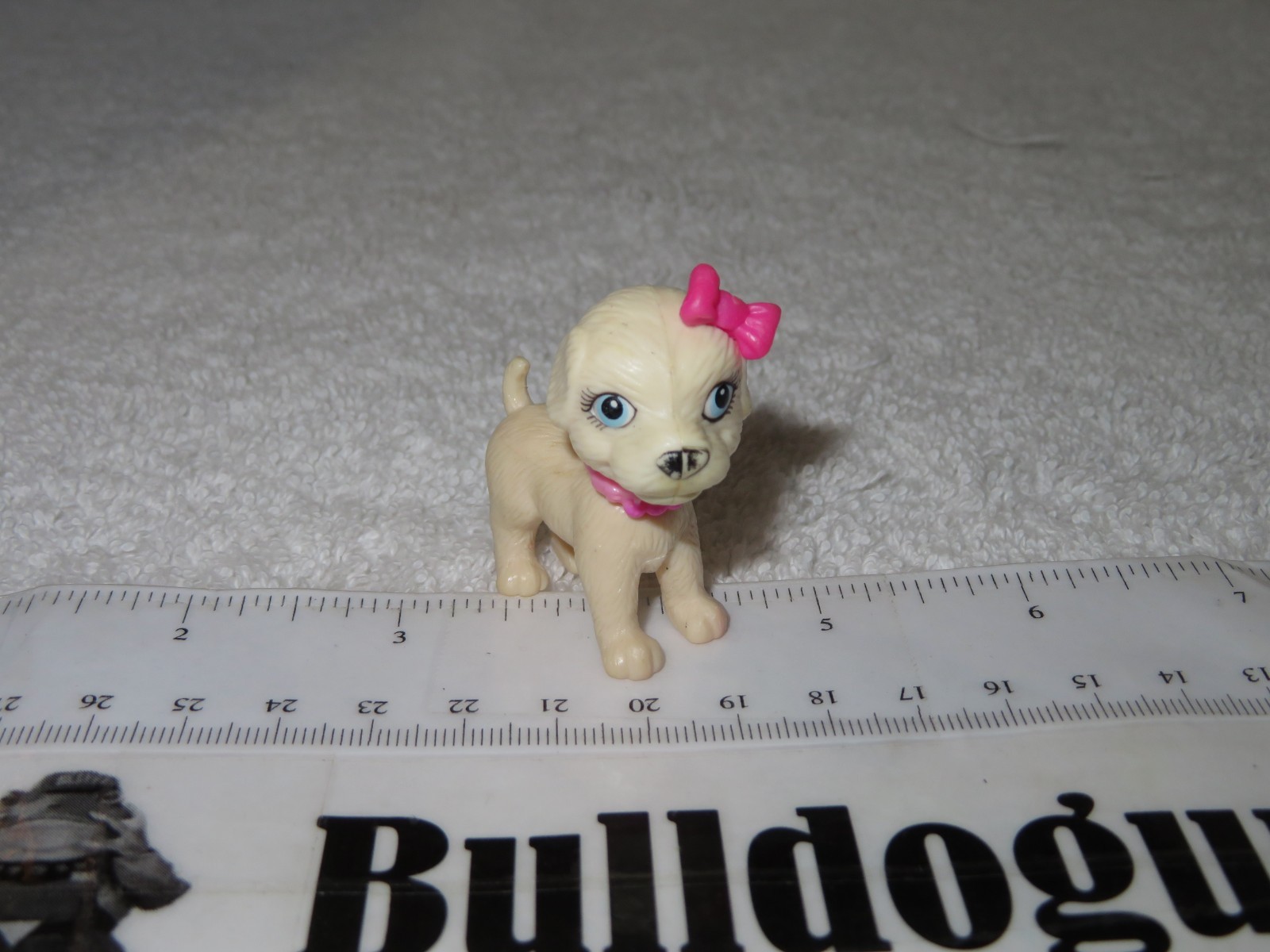 Barbie Labrador Dog Puppy Bobblehead Pink Collar Bow Pet Animal Doll ...