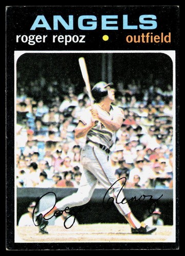 Roger Repoz 1971 Topps #508 EX+ NO Creasing | eBay