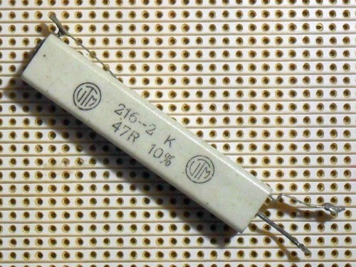 47 Ohm 9W VTM Vitrohm 216-2 Wirewound Power Resistor 10% Vintage 47R | eBay