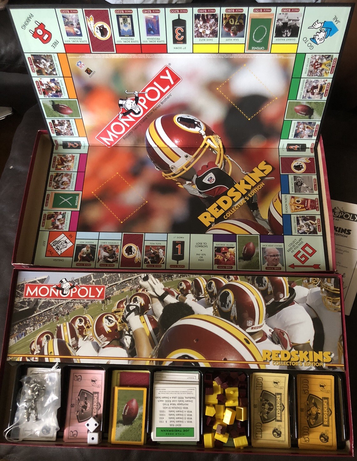 Washington Redskins NFL Monopoly Game Collector's Edition 2005 | eBay