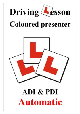 Driving instructor A4 Automatic lesson Planner And Presenter for Adi's ...