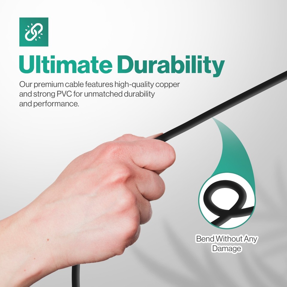 Lot of 1-100 2 Prong AC Polarized Power Cord 125v Cable C7P Connector ...