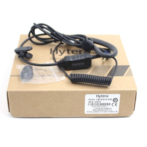 headset EHS16 G-shape ear hook earpiece for Hytera PD355/PD365 360 Two Way Radio | eBay