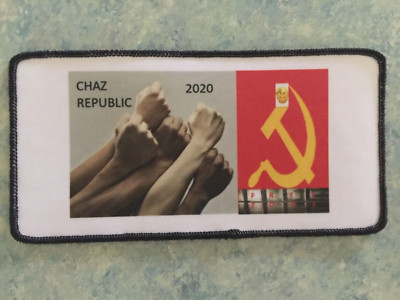 embroidered patches for jackets CHAZ as American history | eBay