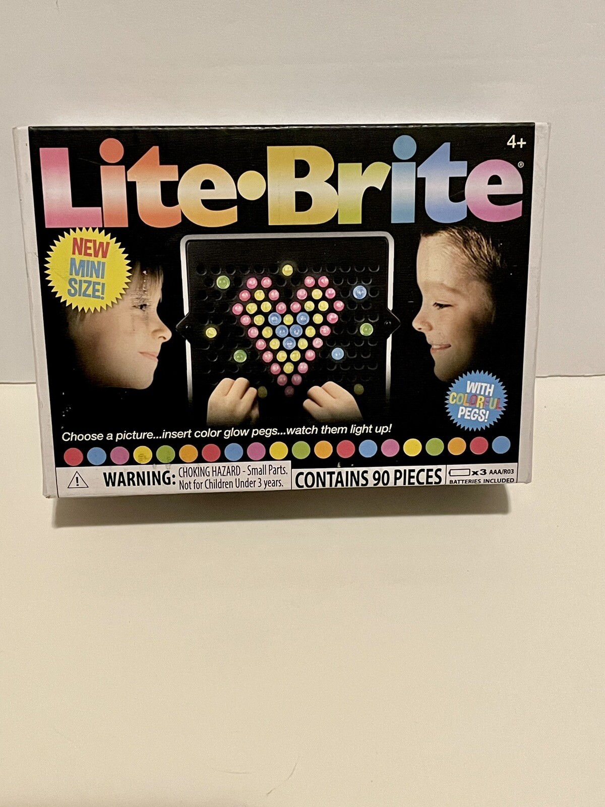 Lite Brite Mini Size 85 Colorful Mini Pegs and 4 Design Templates | eBay