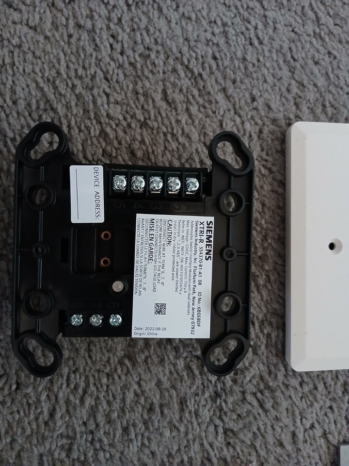 Siemens HTRI-R Single Input Monitor Module with Relay for FireFinder ...