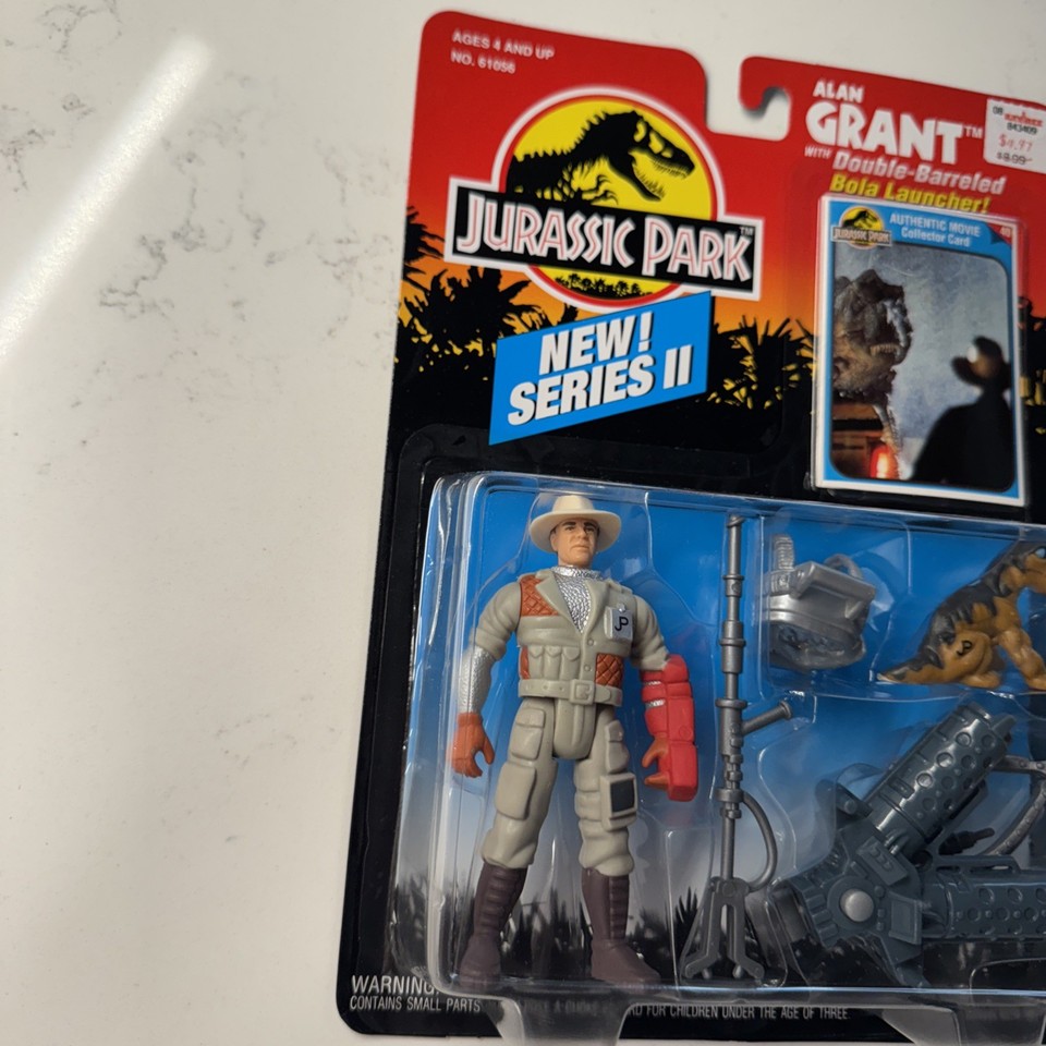 Jurassic Park Alan Grant Series 2 Action Figure w Bola Launcher NEW ...
