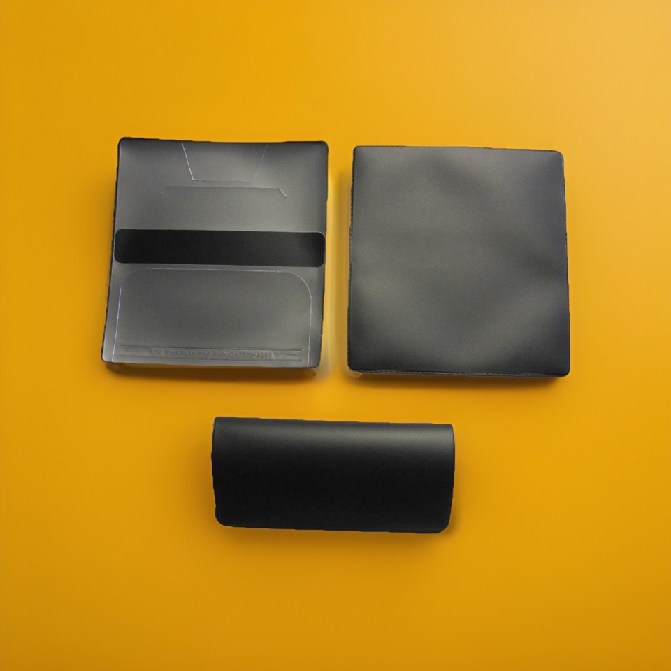 NAVY BLUE or BLACK Vinyl Checkbook Cover (New) | eBay