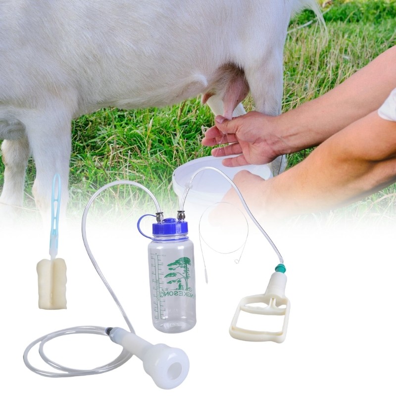 Practical Handheld Milking Milker Cow Sheep Milk Pump Goat Sucking Milk ...