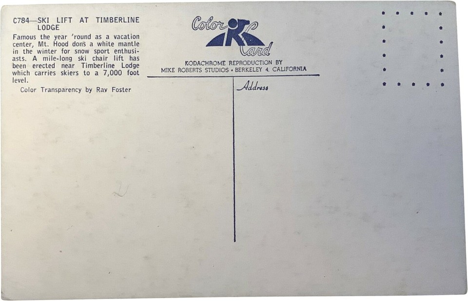 Postcard, Timberline Lodge, Mount Hood, Oregon | eBay