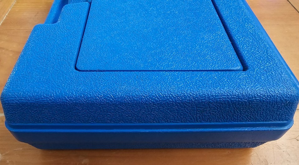 Vintage 1983 LEGO Blue Hard Plastic Carrying Storage Case Box Bin ...