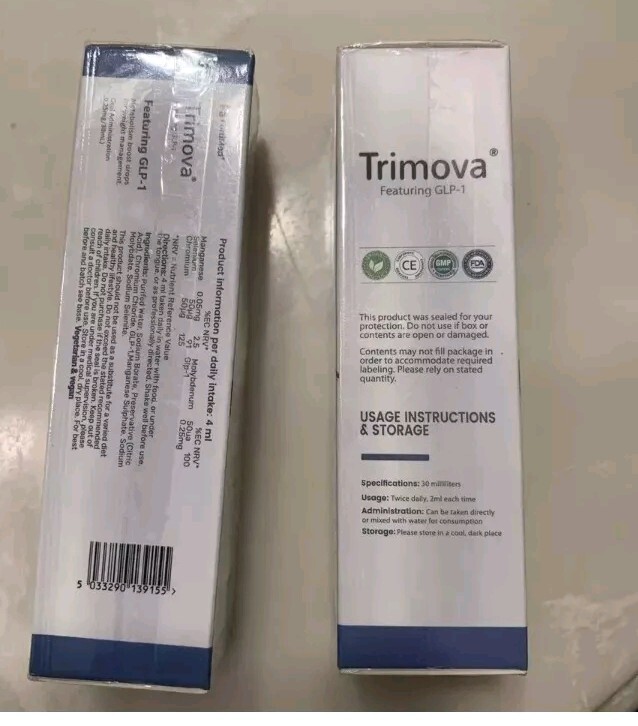 (2 Pack) Trimova Weight Loss Drops for Burning Excess Fat & Boosting ...