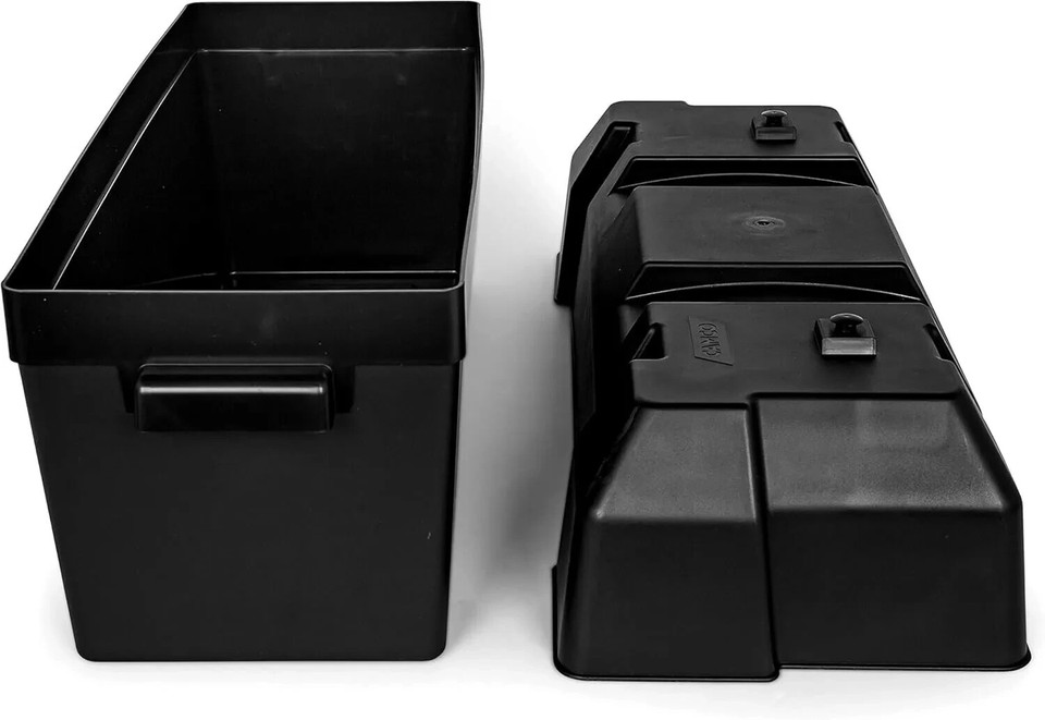 Double Battery Box | Safely Stores RV Automotive and Marine Batteries ...