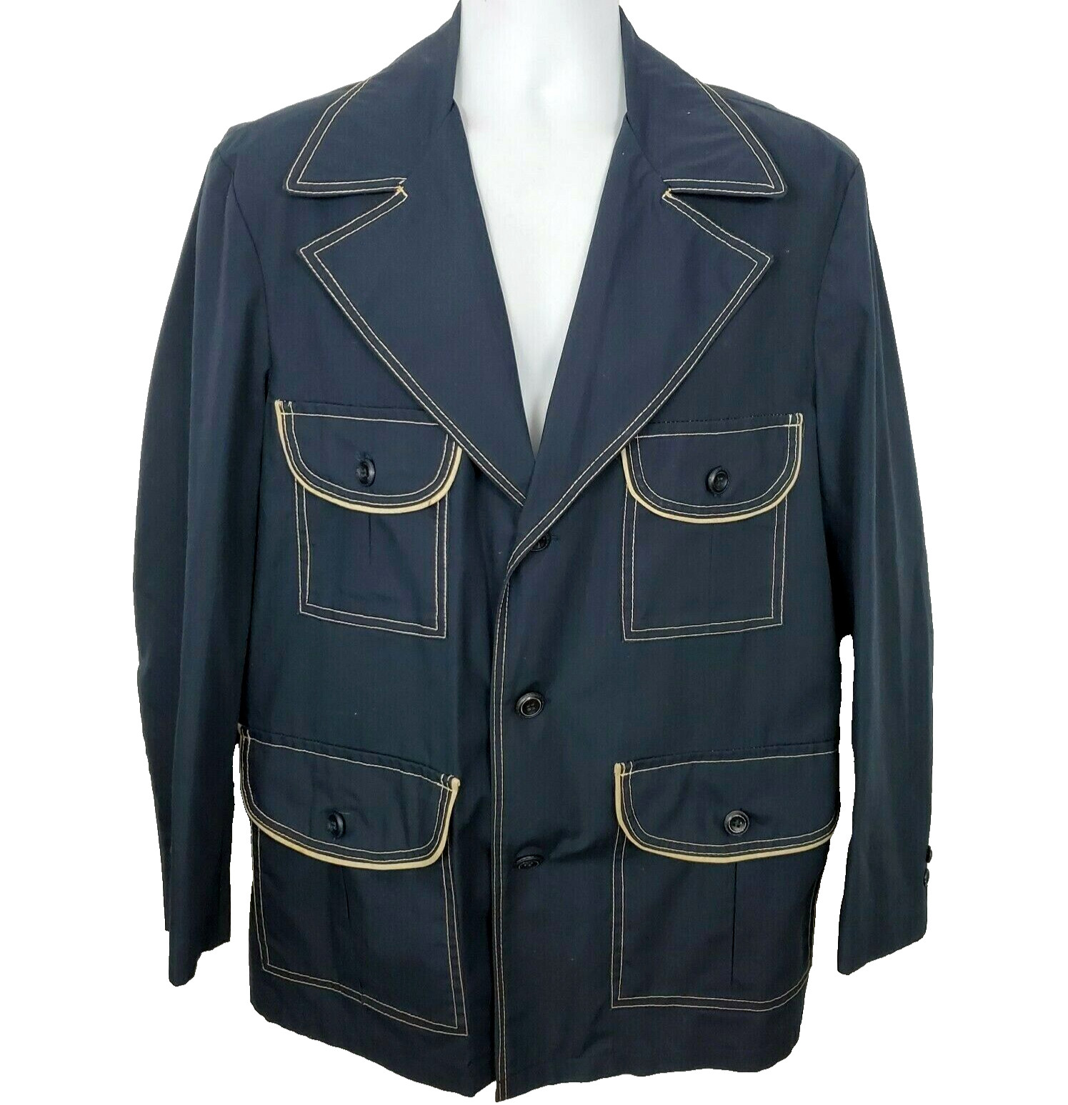 Montgomery Ward Western Ranch Vintage Jacket Mens Siz… - Gem