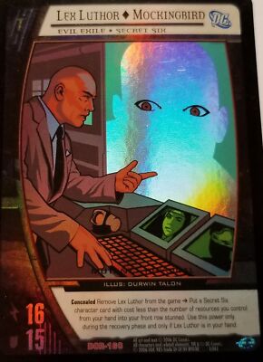 VS System: Lex Luthor, Mockingbird - Evil Exile (EA) [Played] TCG CCG ...