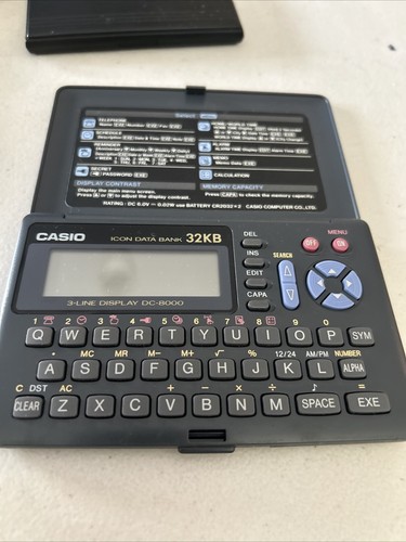 Casio 32KB Digital Diary SF-4400 Notes Date Keeping Device new ...
