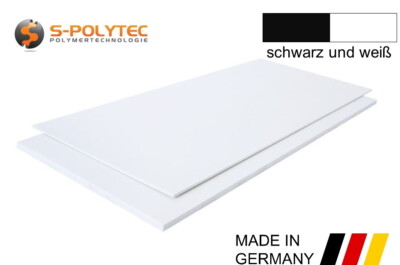 Polystyrolplatten Polystyrol Platte WEIß und SCHWARZ, Stärken 1-5mm TOP ...