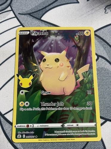 Pokémon TCG Pikachu Celebrations 005/025 Holo Holo Rare | eBay