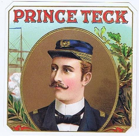 Prince Teck outer Schlegel cigar label S117 | eBay