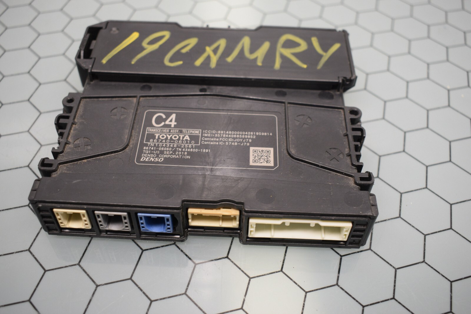 2019 Toyota Camry Telematics Telephone Tranceiver Control Module Used ...
