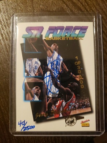 1996 Signature Rookies SR Force #F23 Jerry Stackhouse /30000 401/2500 ...
