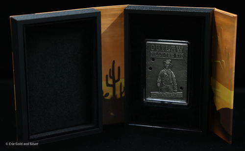 2023 $2 Niue Wild West Outlaw Billy the Kid 1 oz Silver Antiqued Coin ...
