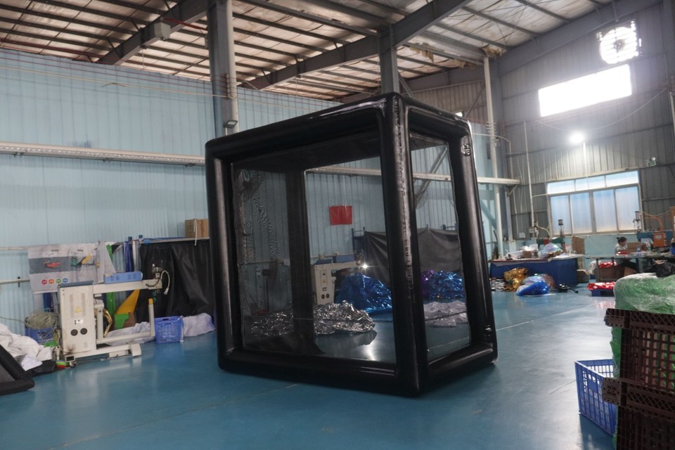 Inflatable Golf Hitting Bay Golf Training Cage Golf Simulator Projector ...