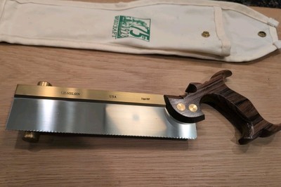 Lie-Nielsen Limited Edition Rosewood 15ppi Rip Dovetail Saw, Woodcraft ...