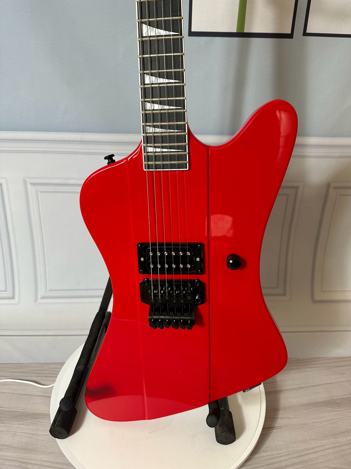 Robin Crosby Custom Firebird 6-String Electric Guitar Red Soild Body ...