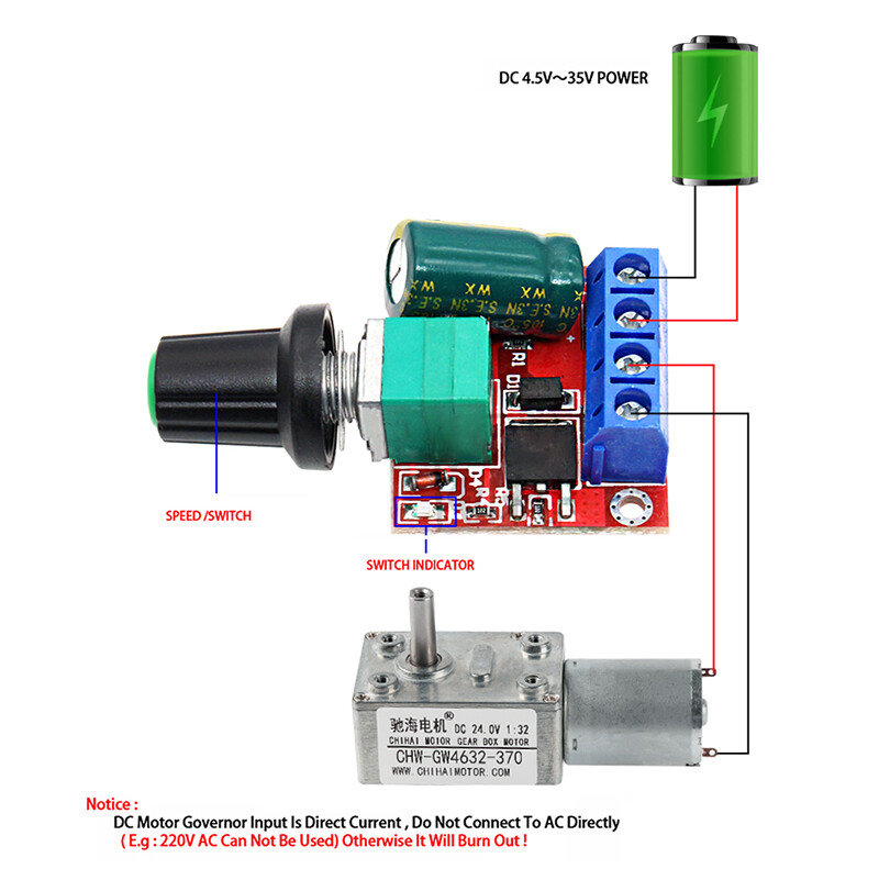 Turbo Worm Geared Motor Self-Locking DC 6V 12V 24V Reversible Speed ...