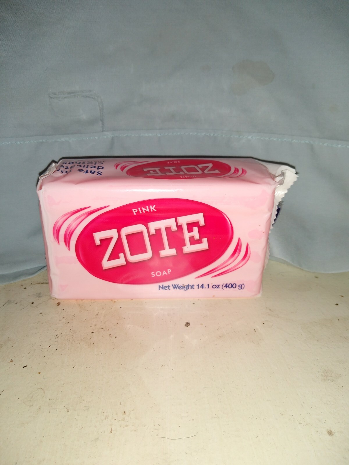 NEW ZOTE Pink Bar Soap 14.1 oz More Whitening Power for Laundry Fatty ...