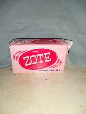 NEW ZOTE Pink Bar Soap 14.1 oz More Whitening Power for Laundry Fatty ...