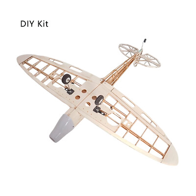 WWII British Spitfire Fighter Balsa Wood Aircraft KIT RC Model Skin ...