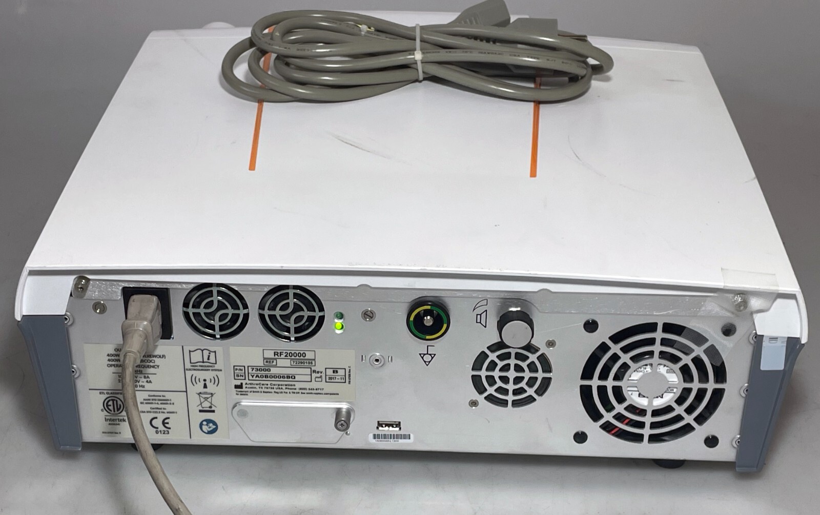 Smith & Nephew RF20000 / 72290105 Werewolf Flow IQ Coblation System ...