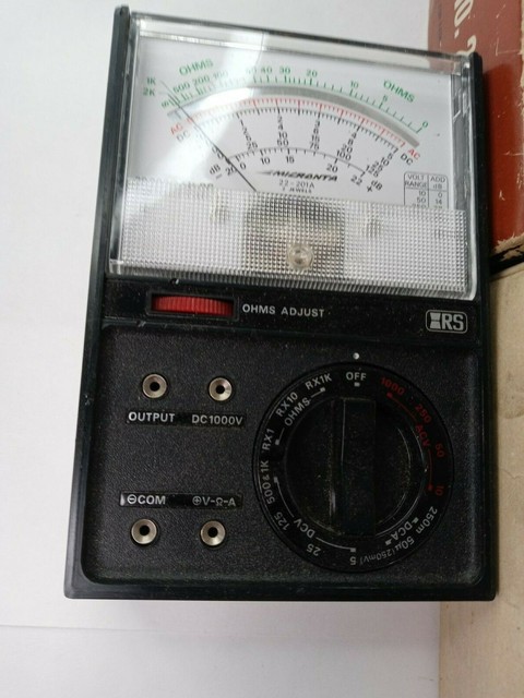 Vintage Micronta Analog Multimeter Multi Tester 22-201a RadioShack for ...