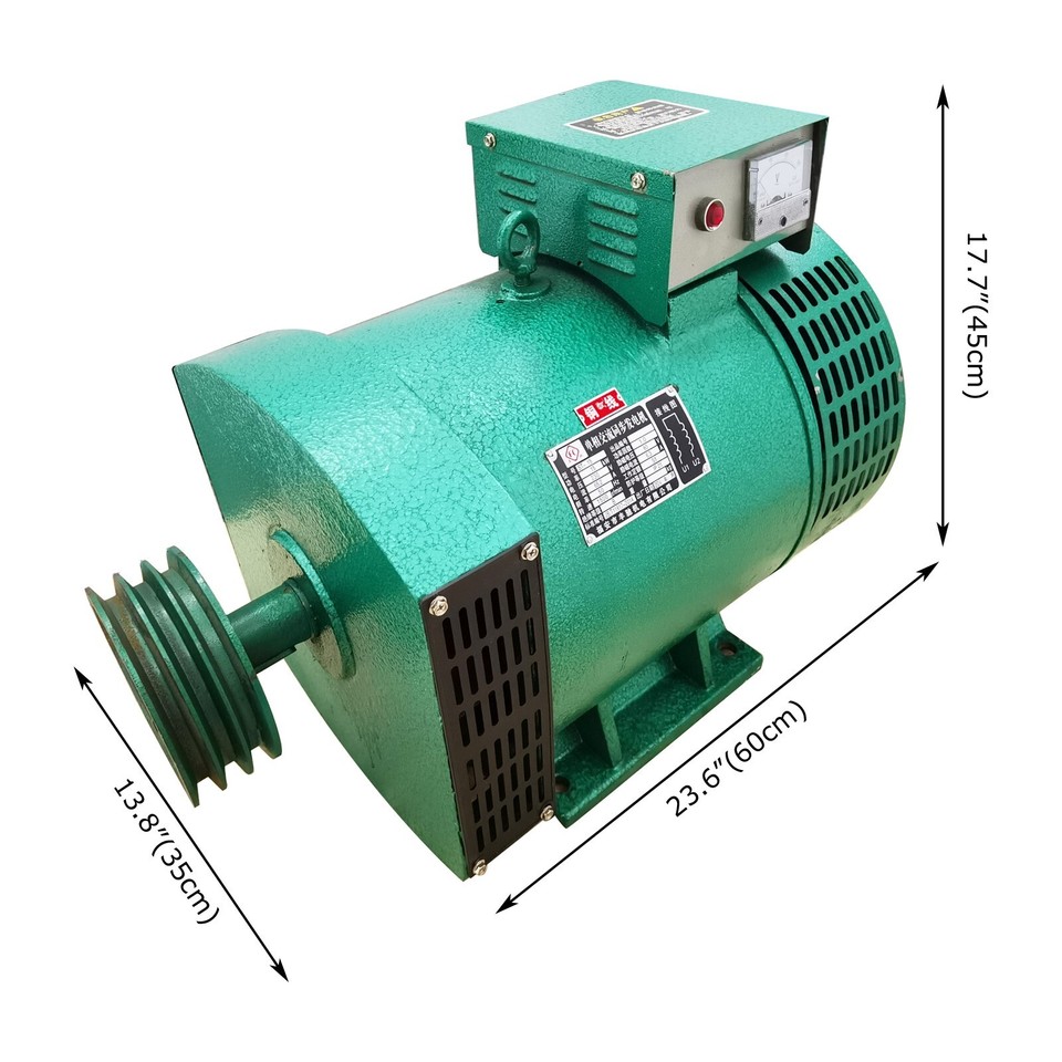 220V Single-phase Pure Copper Diesel Generator With Carbon Brush 15KW ...