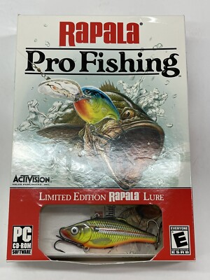 2004 RAPALA PRO FISHING ACTIVISION GAME FOR PC w/ LIMITED EDITION LURE ...