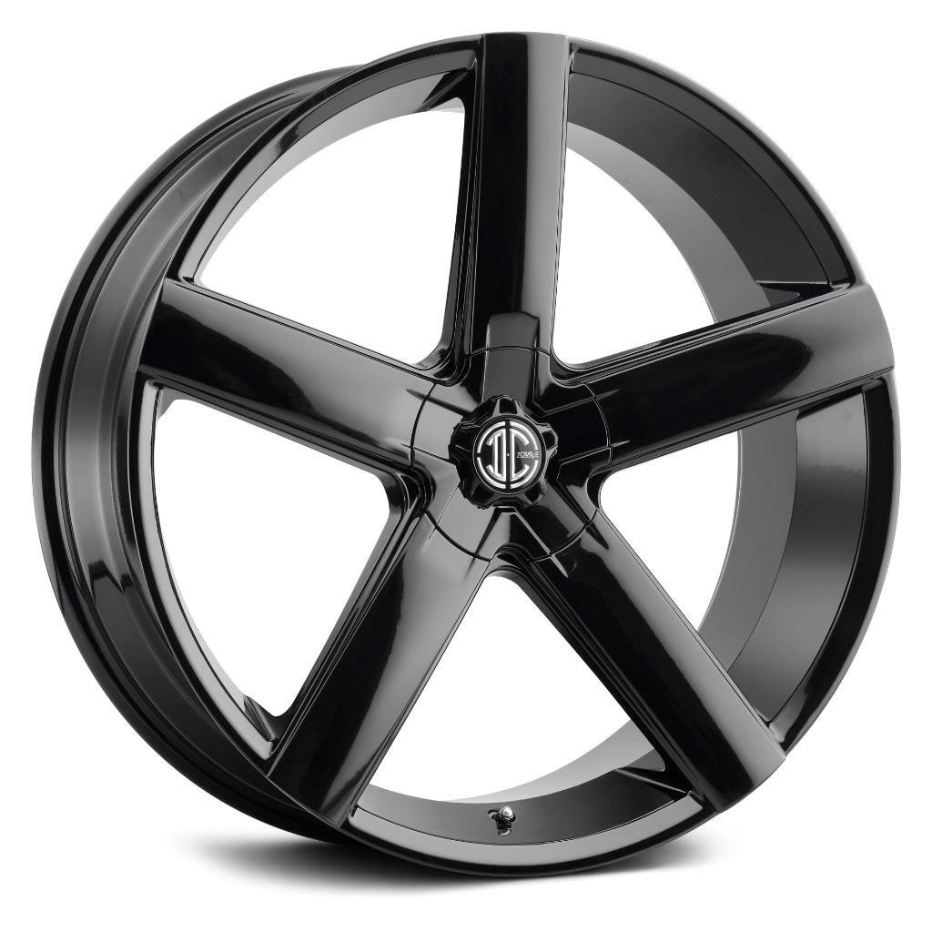 20 inch 20x8.5 2CRAVE No55 Glossy Black wheels rims 5x112 +35 | eBay